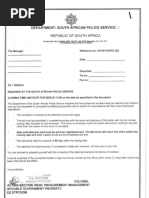 SBD 8 Declaration of Bidder's Past SCM Practices | PDF | Government ...