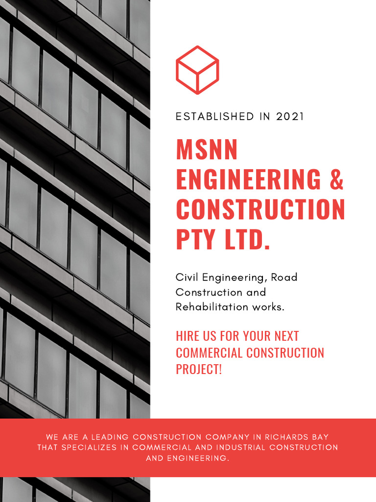 MSNN Engineering & Construction Flyer | PDF | Electrical Substation ...
