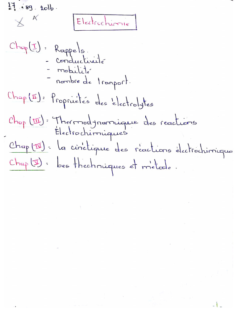 Cours2 Électrochimie L3 | PDF