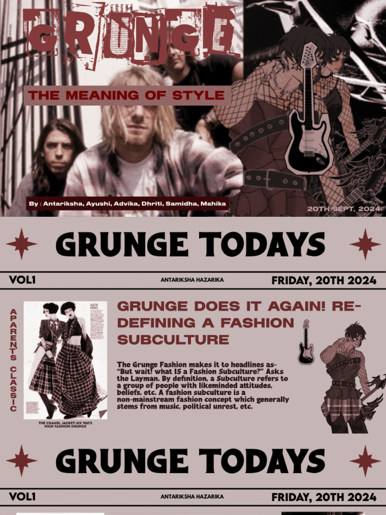 Grunge Fashion: History and Impact | PDF | Grunge | Fashion