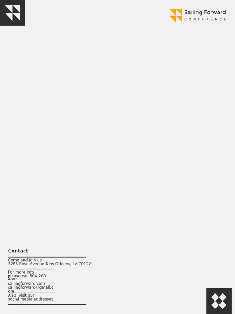Conference Letterhead Template US | PDF