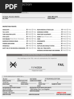 Rasier Vehicle Inspection Form R4 | PDF | Vehicles | Product Introductions