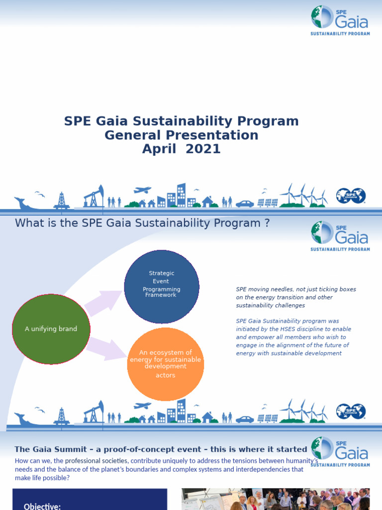 Gaia General Presentation April 2021 | PDF | Sustainability | Innovation