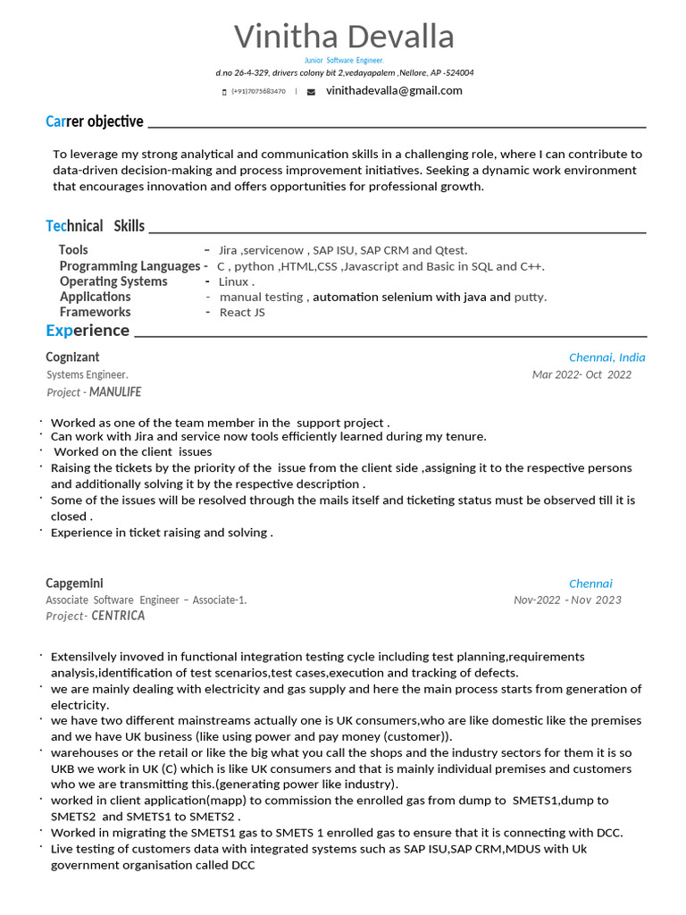 VINITH DEVALL | PDF | Selenium (Software) | Computing