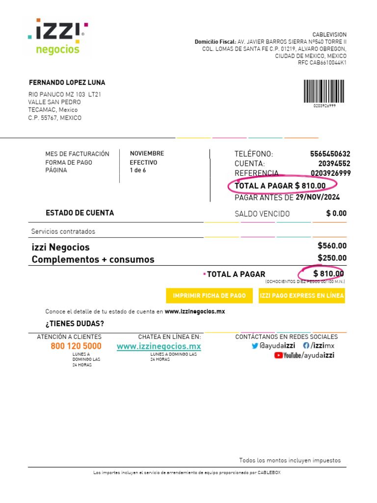 Izzi Nvo | PDF | México