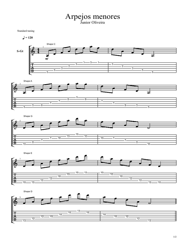 Arpejos Menores | PDF