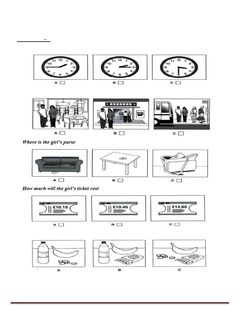 English Listening Practice Test 3 | PDF
