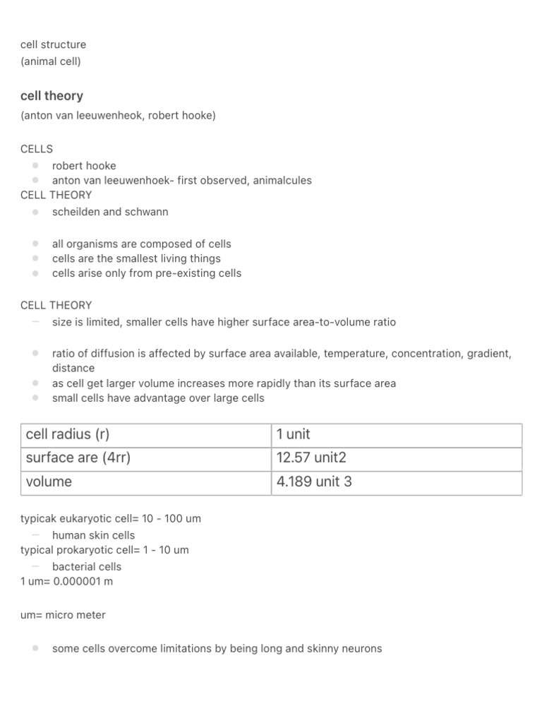 cell structure | PDF | Cell (Biology) | Cell Membrane