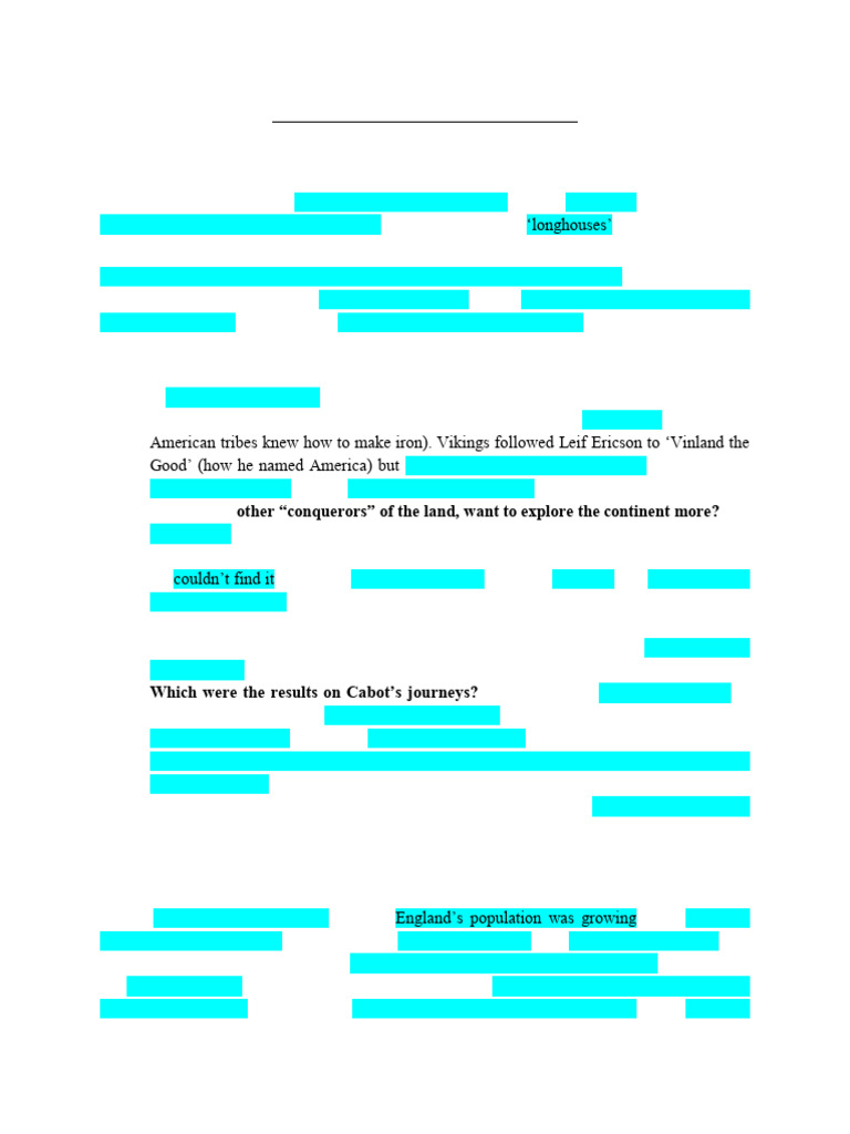 American History Summary | PDF | Reconstruction Era | Slavery In The ...