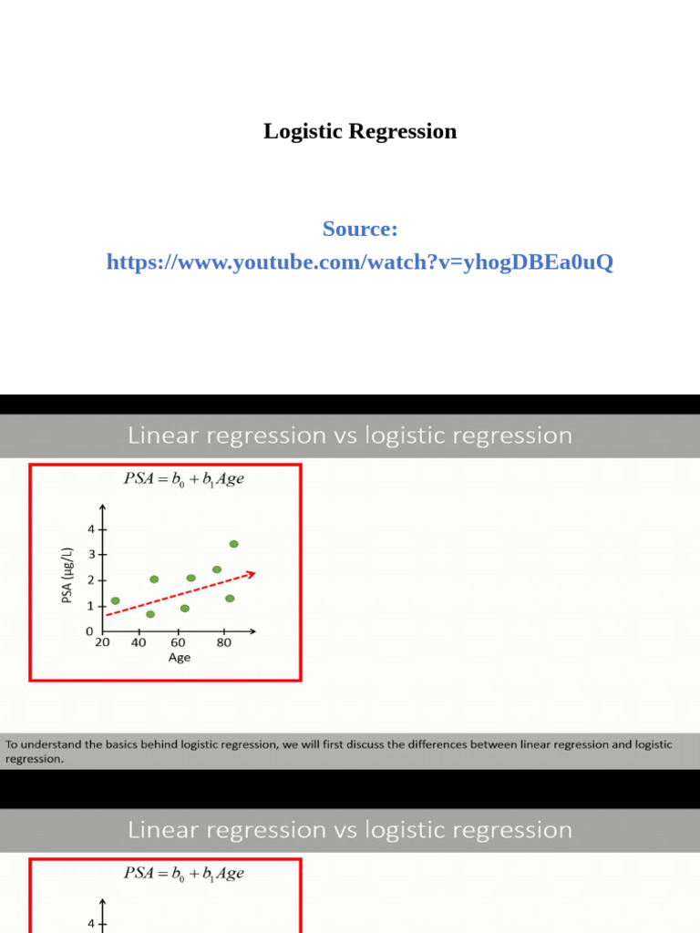 Logistic Regression | PDF