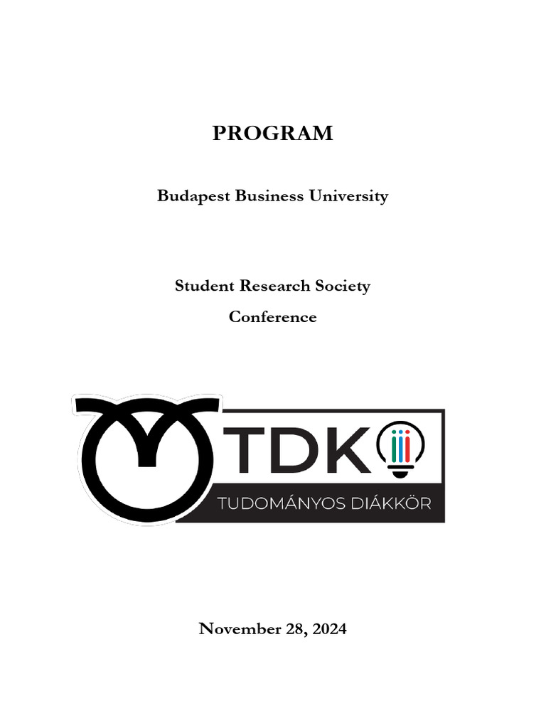 BBU Student Research Society Conference | PDF