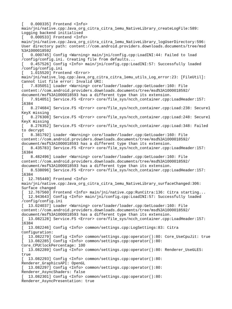 citra_log | PDF | Computing | System Software