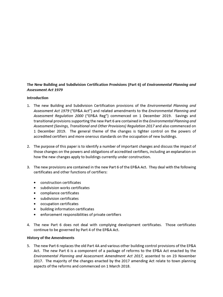 Explanation of Part 6 of EPA Act 1979 | PDF | Regulatory Compliance ...