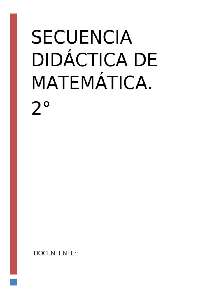 Sec Mate 2 | PDF | Matemáticas