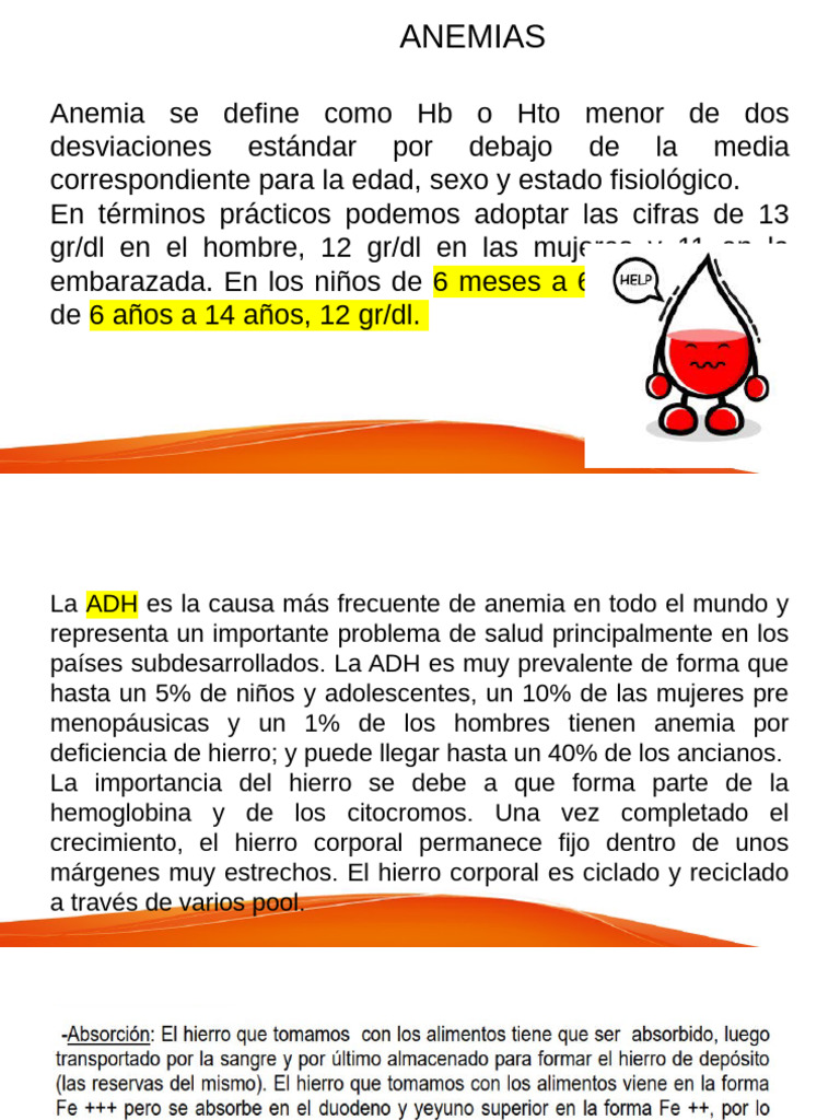 Anemia S | PDF | Anemia | Hierro