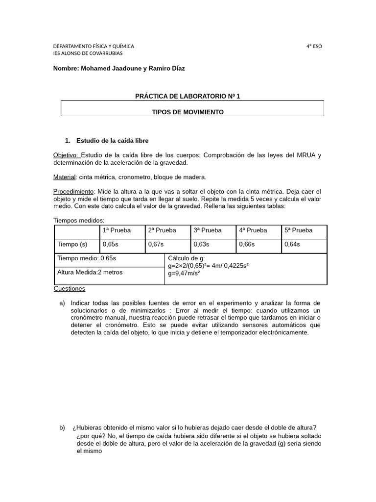 Pr-Ctica de Laboratorio | PDF