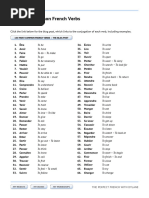 French A1 Vocabulary List | PDF | English Language | Linguistic Morphology
