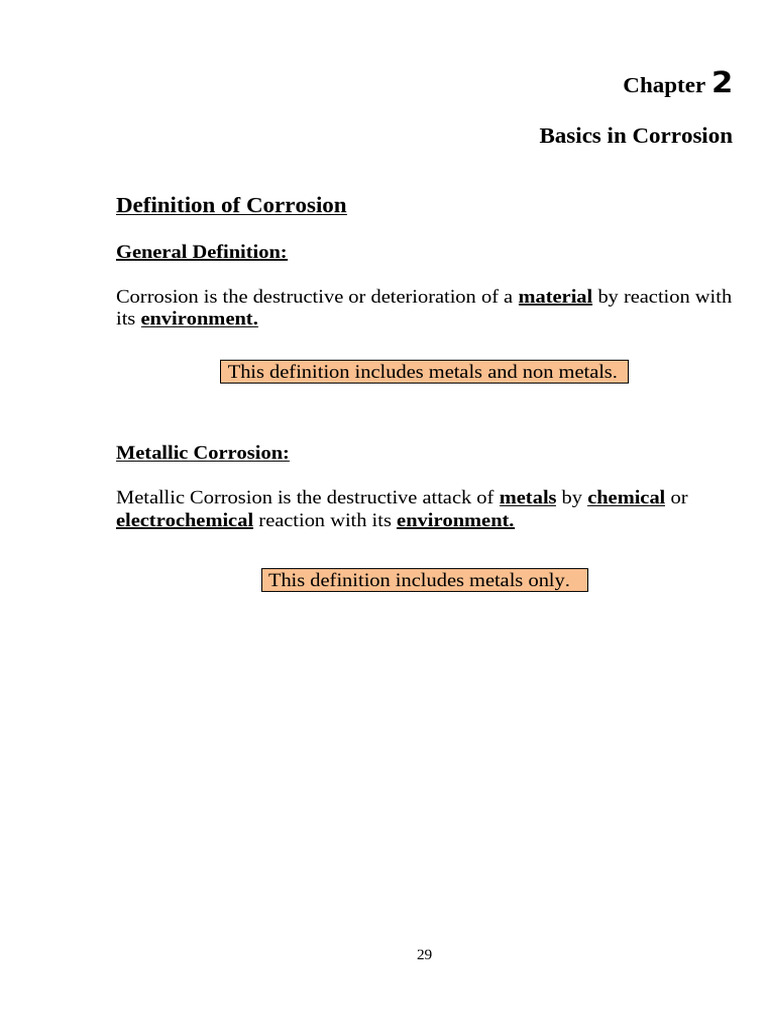 Corrosion Engineering Chapter # 2 | PDF | Corrosion | Redox
