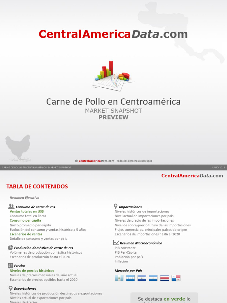 Consumo de Carne de Pollo en C.A. | PDF | Exportaciones | Producto ...