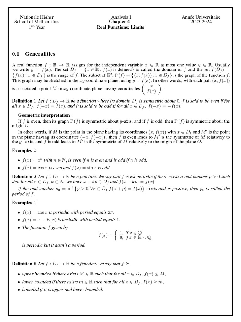 Limit Es | PDF | Monotonic Function | Function (Mathematics)