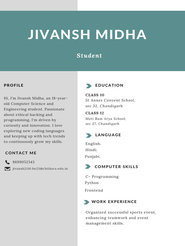 Jivansh Midha | PDF