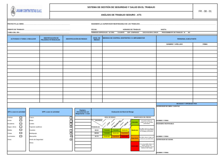 FORMATO DE ATS ACTUALIZADO | PDF