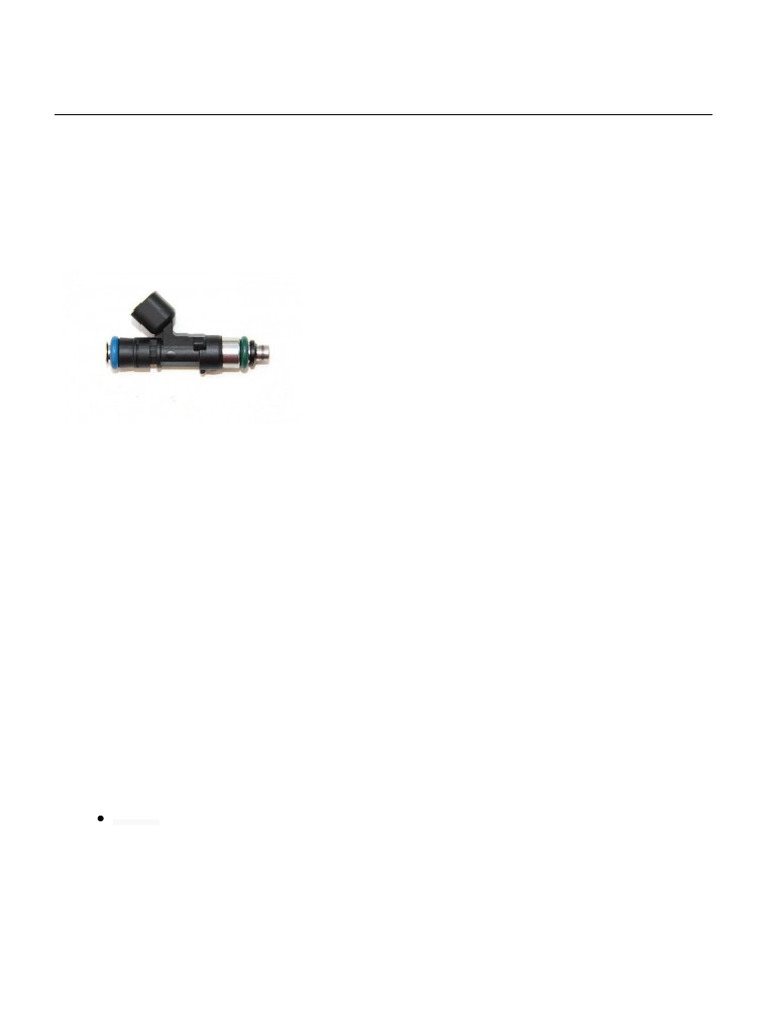Bosch EV14 630cc Injector Overview | PDF