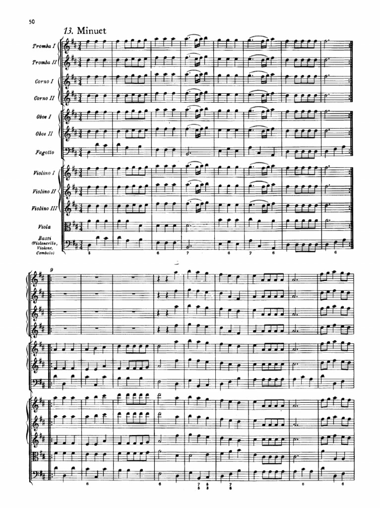 Handel Minuet | PDF