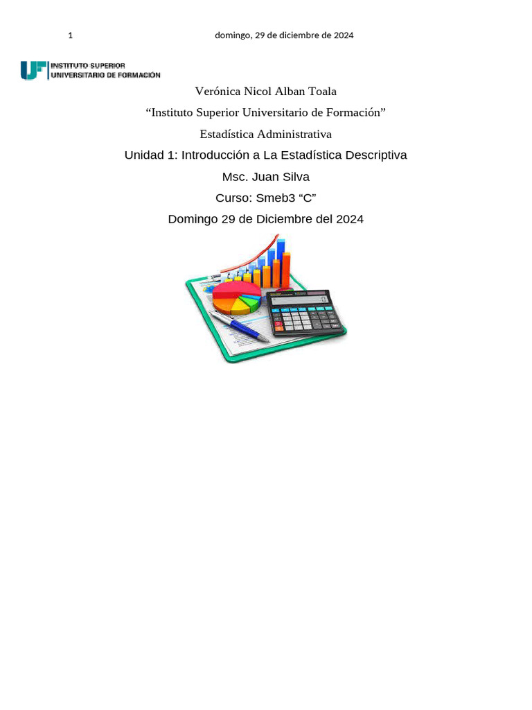 Nicol Alban Tarea 1 | PDF | Histograma | Nivel de medida