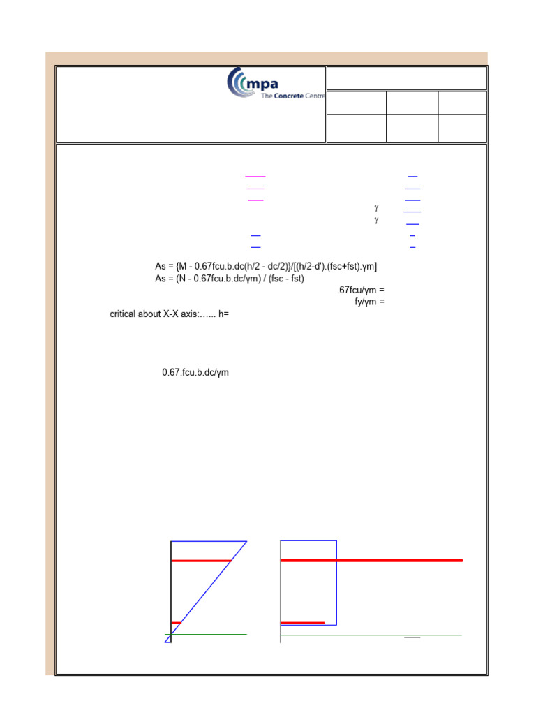 RCC51 Column Load Down Design | PDF | Mechanics | Applied And ...