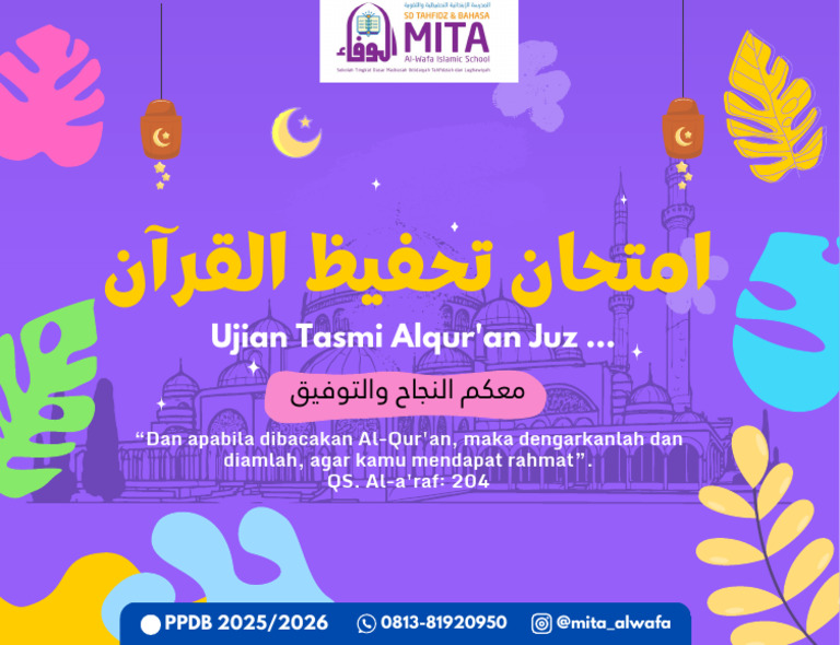 Contoh Banner Ujian Tahfidz | PDF