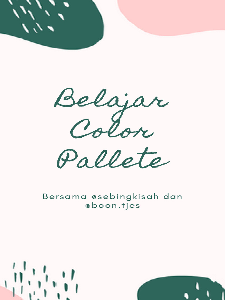 Memahami Color Palette dan Teori Warna | PDF