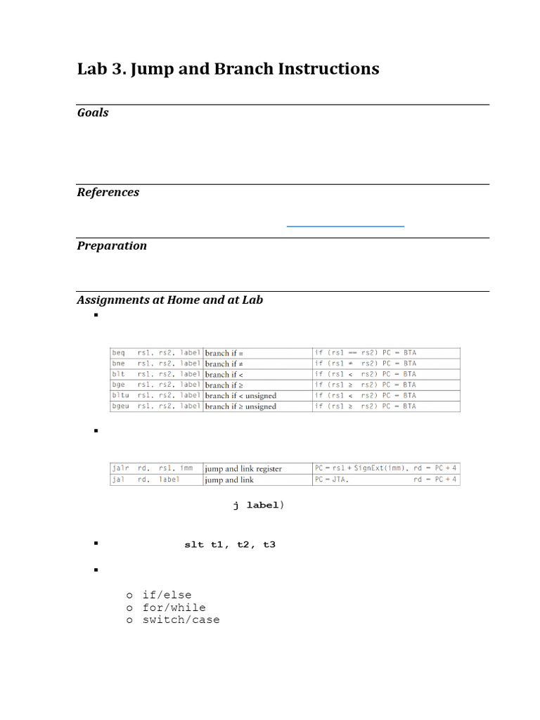 Lab03 Riscv Ict | PDF | Control Flow | Software Development