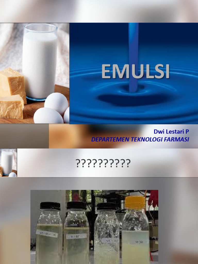 Emulsi | PDF