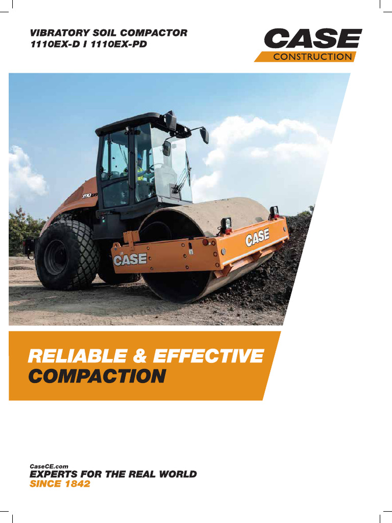 Case 1110EX-D Specifications PDF | PDF