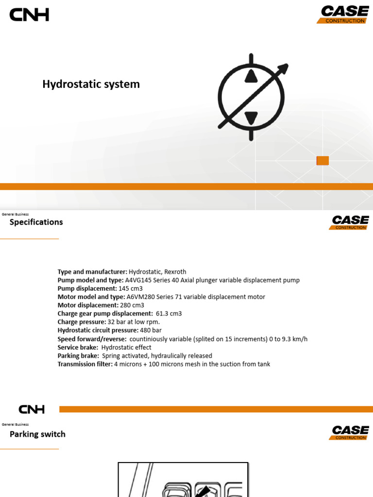 05 Hydrostatic system (1) | PDF | Pump | Vehicle Parts