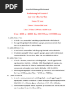 Col - Milliméter Átváltás | PDF