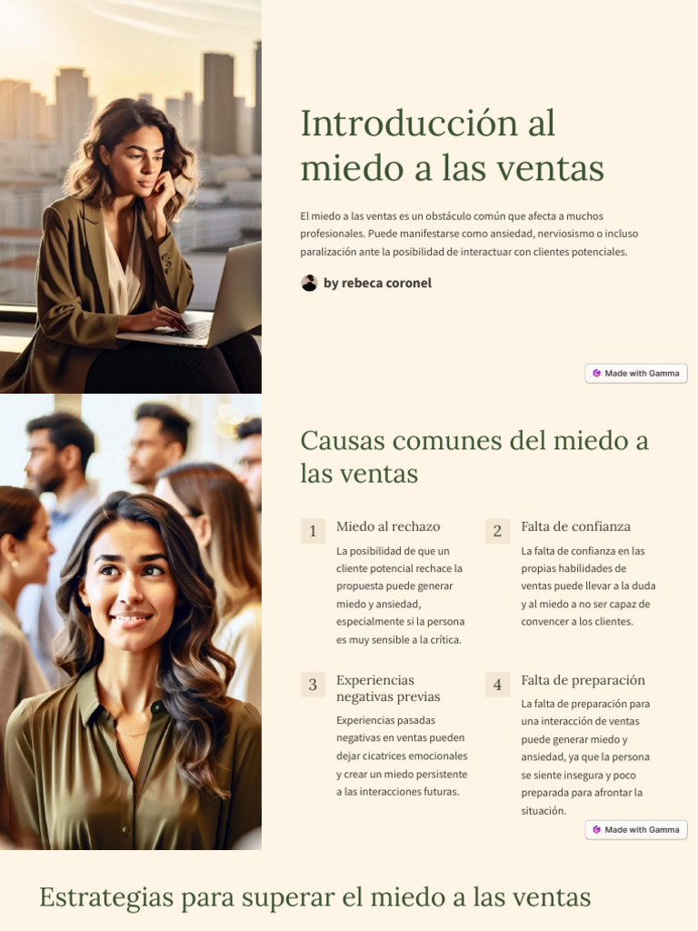 Introduccion Al Miedo A Las Ventas | PDF | Temor | Ansiedad