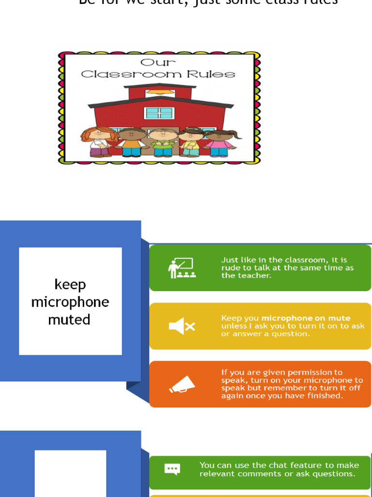 Classroom Rules 2 | PDF