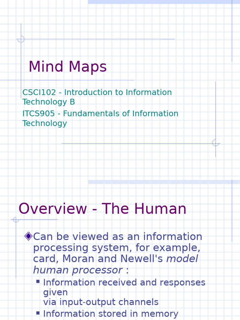 Introduction to Mind Maps (1) | PDF | Memory | Information