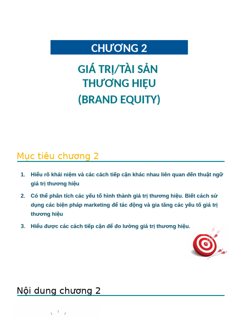Slide Quan Tri Thuong Hieu Iuh-C2 Tai San TH | PDF