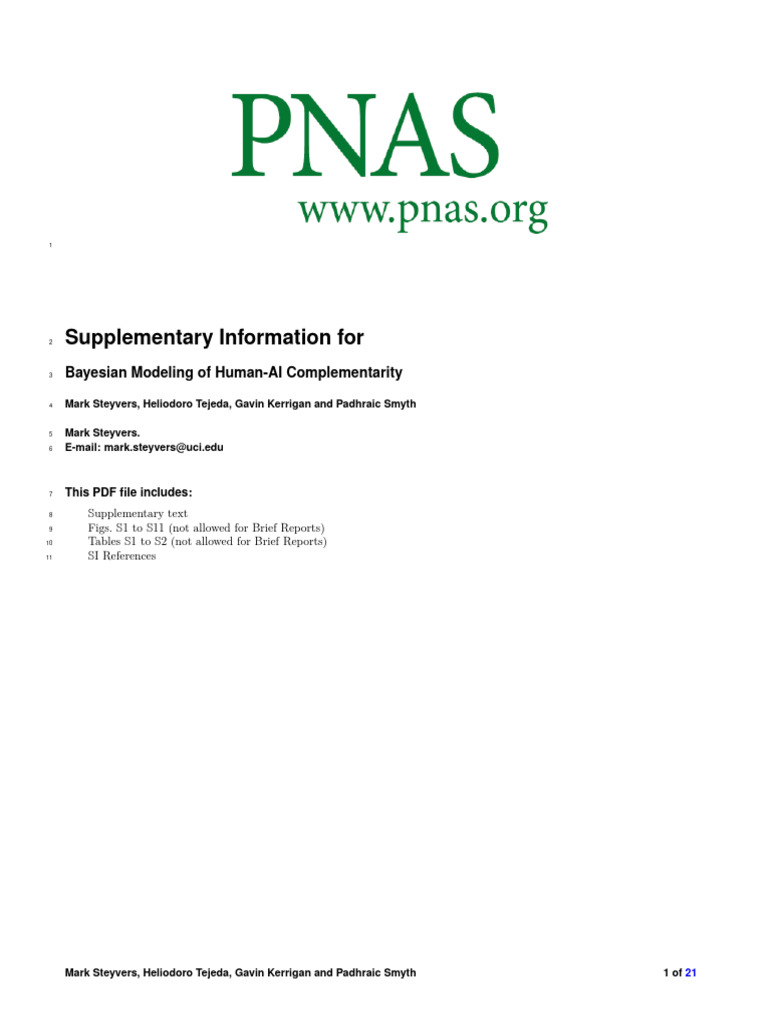 pnas.2111547119.sapp (1) | PDF | Statistical Classification | Cross Validation (Statistics)