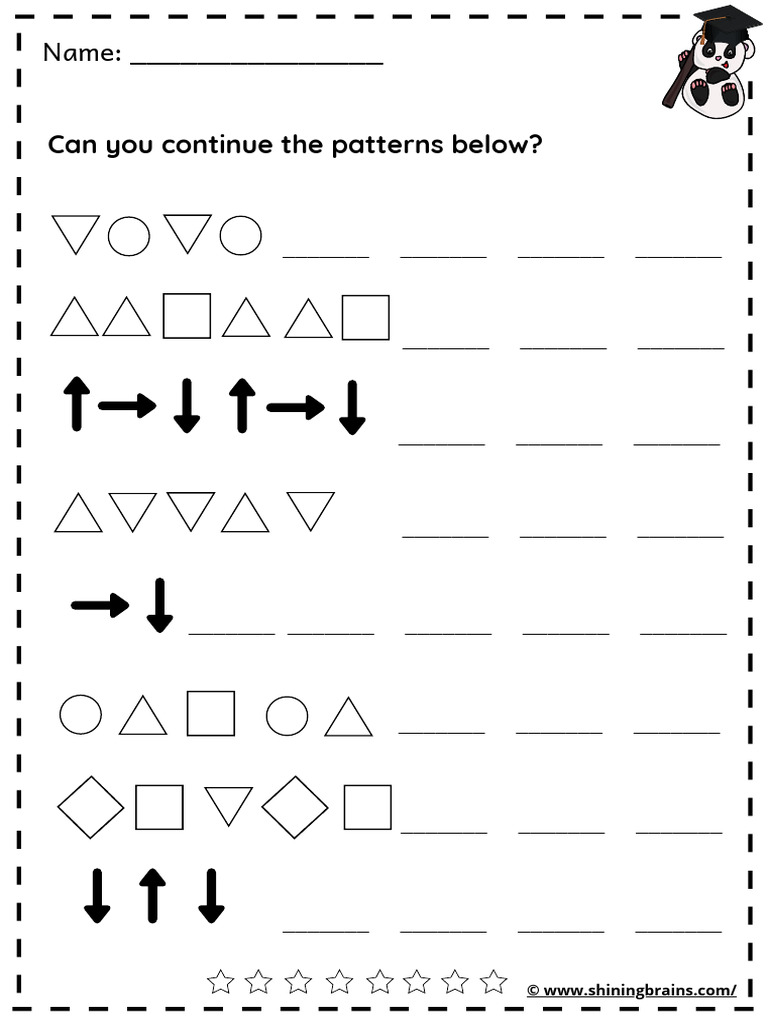 pattern-worksheet-4 | PDF