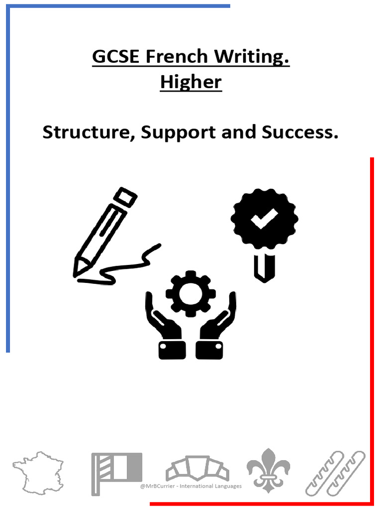 Gcse Writing Structures French Higher | PDF | Vocabulary | Question
