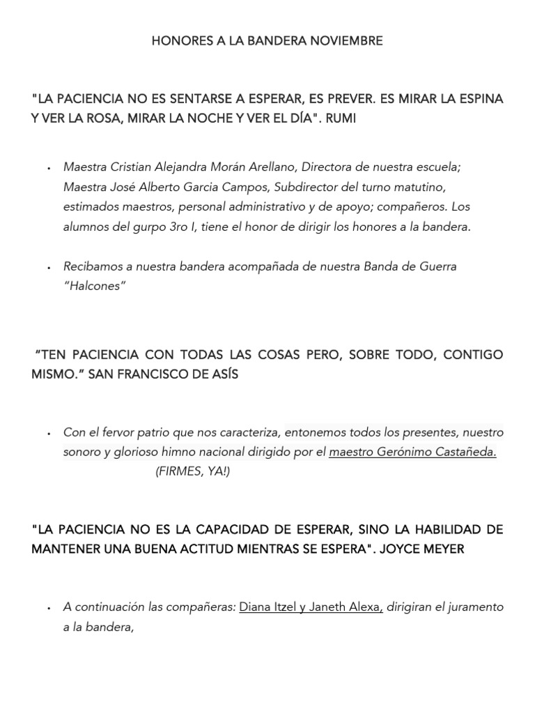 Honres 15 de Octubre | PDF | México