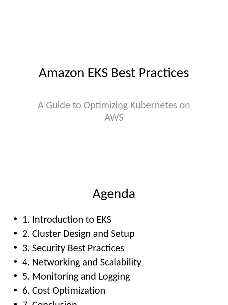 EKS_Best_Practices | PDF EKS_Best_Practices | PDF