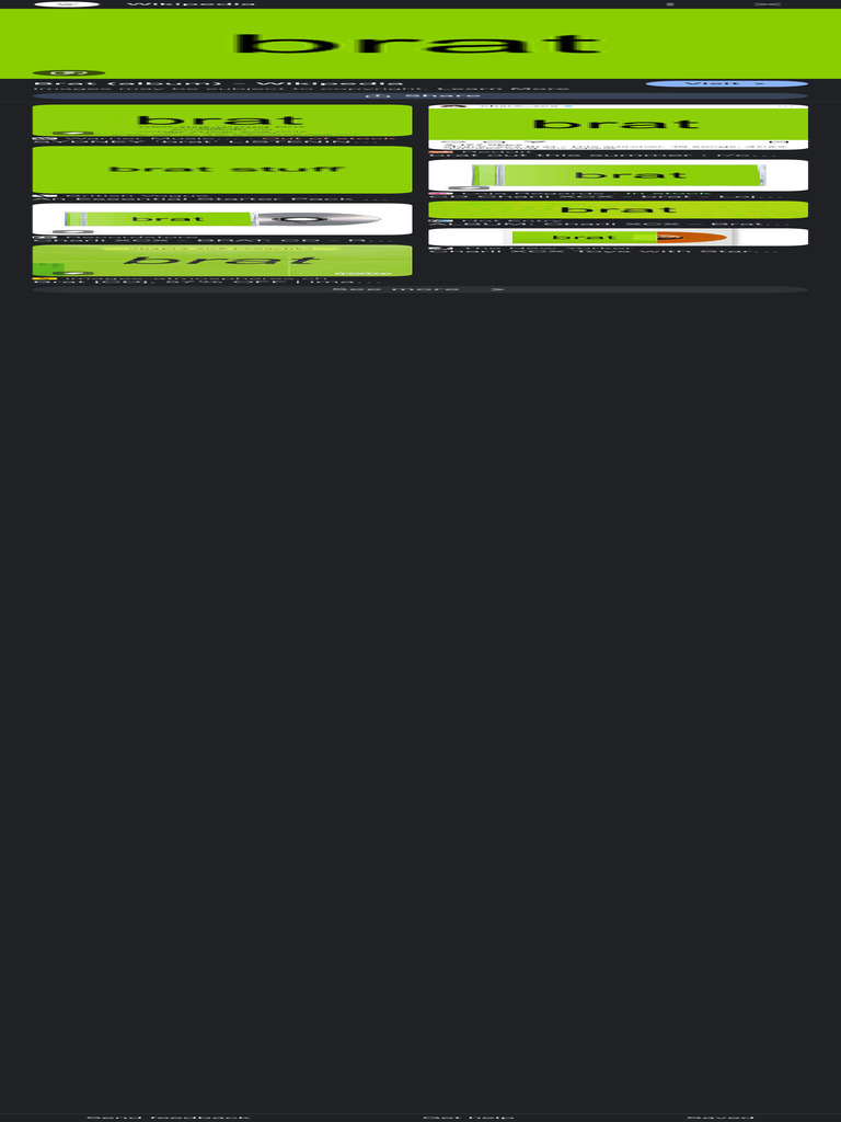 Brat - Google Search | PDF