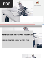 OSHA Amendment 2022 Overview | PDF | Occupational Safety And Health ...