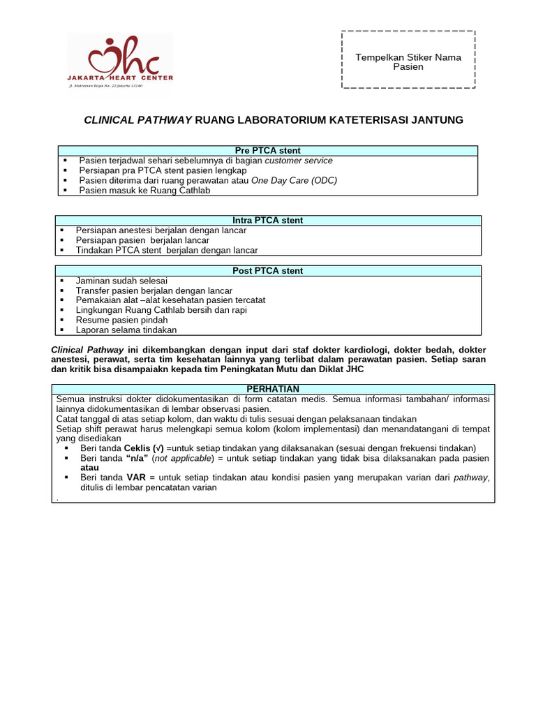 CP Ptca Stent JHC | PDF