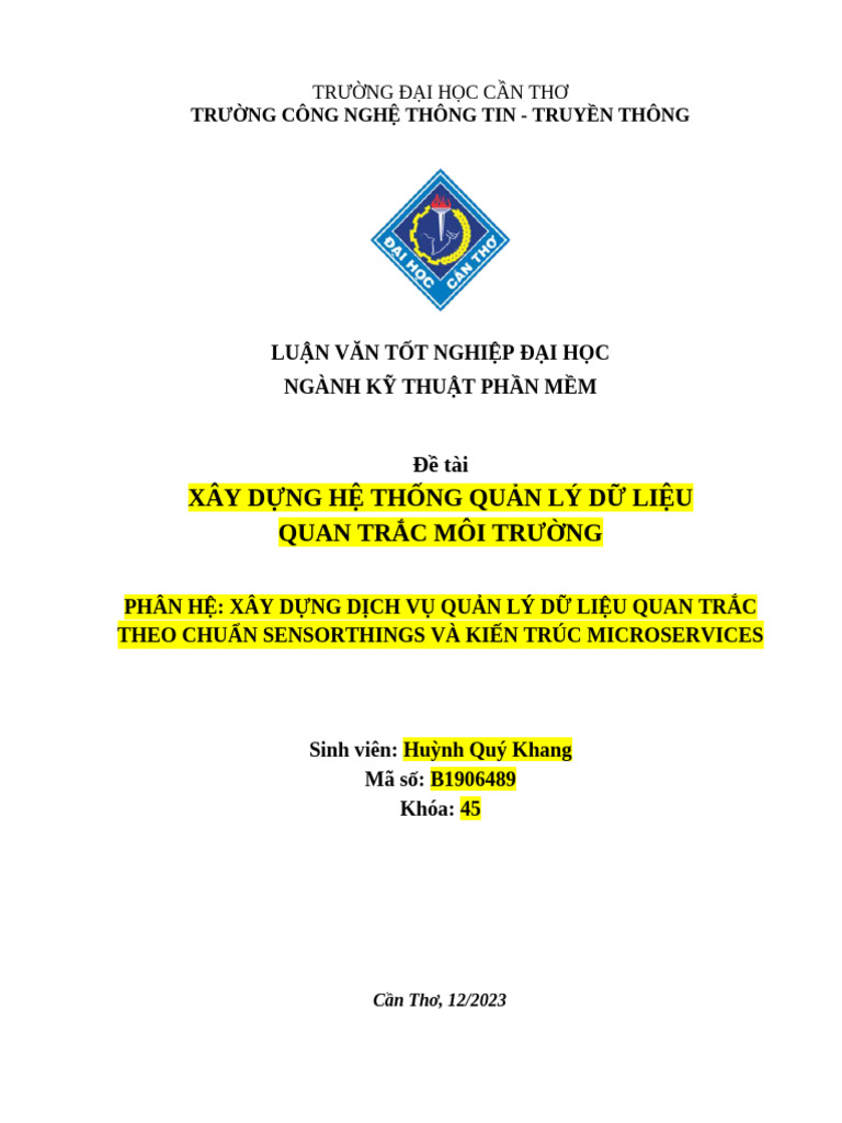 B1906489 - LuanVanTotNghiepKTPM - Mau Bia 1 Va 2 | PDF